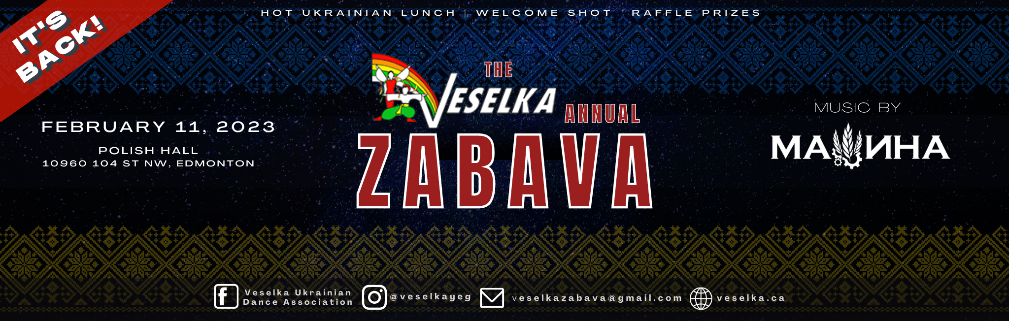 Veselka Zabava 2023 – Veselka Ukrainian Dance Association